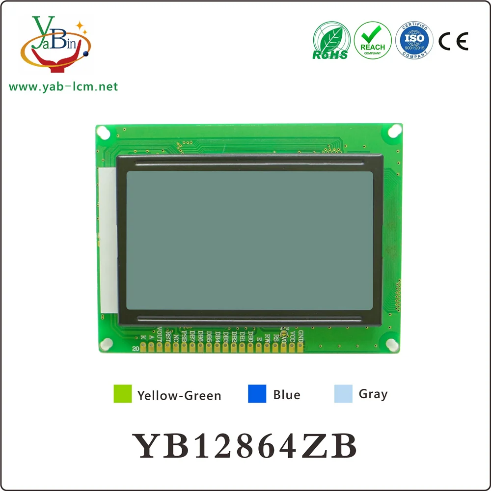 12864 Graphic LCD Display Module - 128X64 ST7920 with Parallel & SPI ...