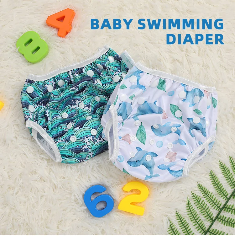 Reusable Swim Diaper Reusable Swim Diapers Baby Waterproof Swimming ...