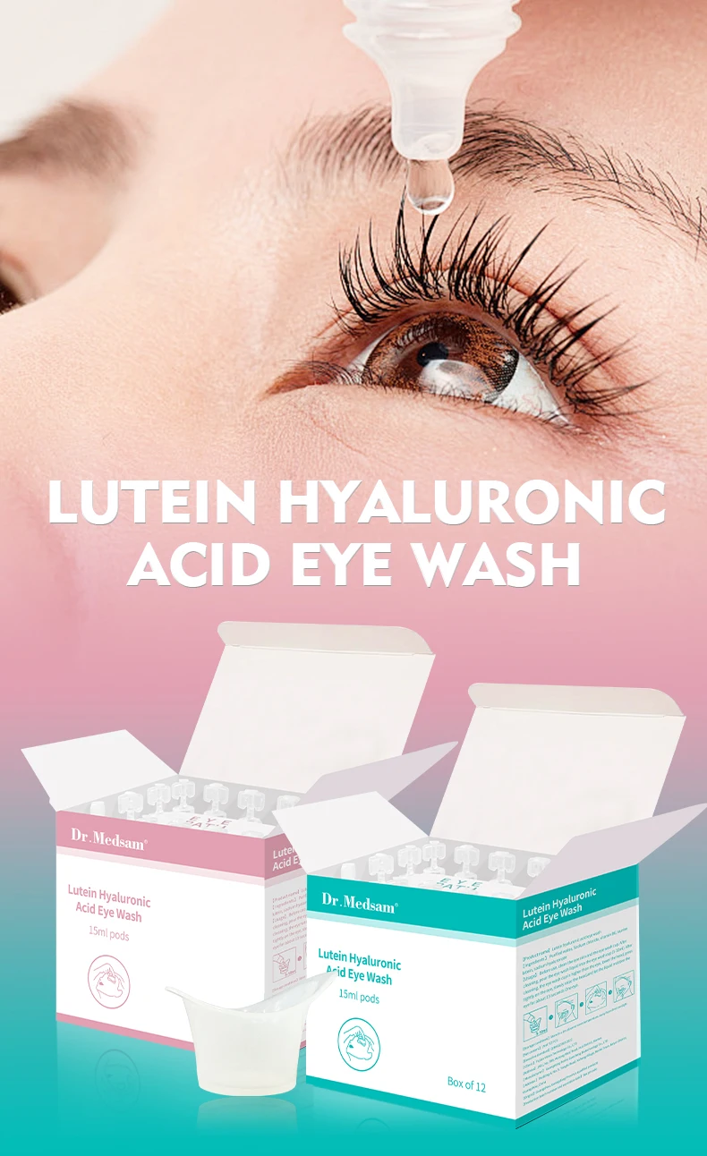 Eye Wash Solution 15ml,Portable Disposable Eyewash Liquid Cup,Clean And ...