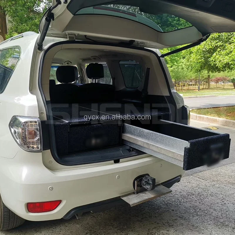 Car Rear Drawer Tool Box System Pickup Truck Storage Drawer Suv Long ...