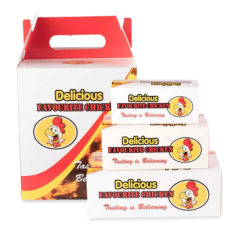Fried Chicken Box Paper Box Food Packaging Box - Buy Fried Chicken Box ...