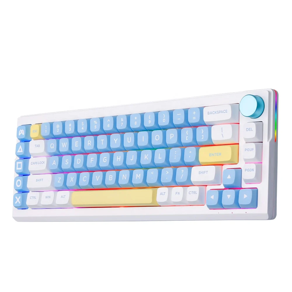 72 Key Programmable Macro RGB LED Backlit Anti-ghosting TKL UK Layout ...