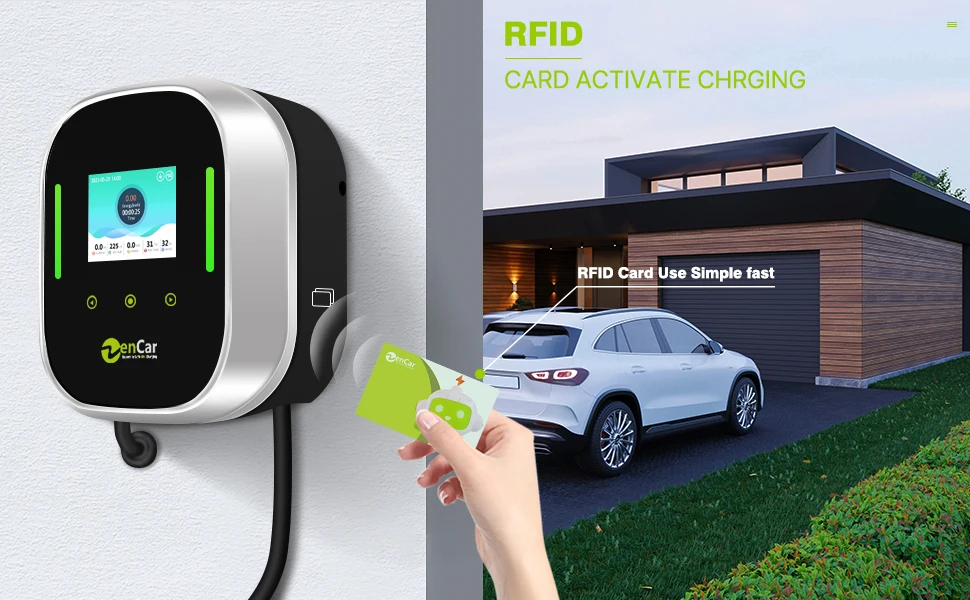 Zencar EV Charger Wallbox 32A 7.2KW - Dynamic Load Balancing