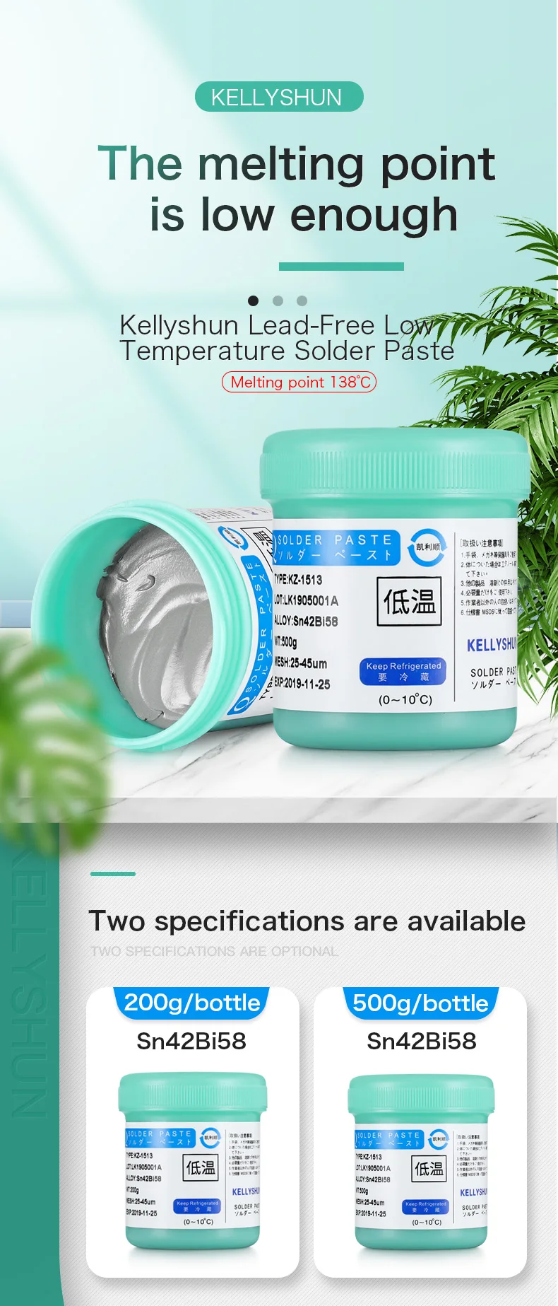 Leaded Solder Paste Bcup-4 Bga Paste For Phone Repair Smd Rework Pcb Ic ...