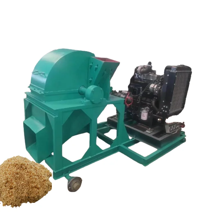 Coconut Husk Shredder Machine Electric Sawdust Machine to Make Wood ...