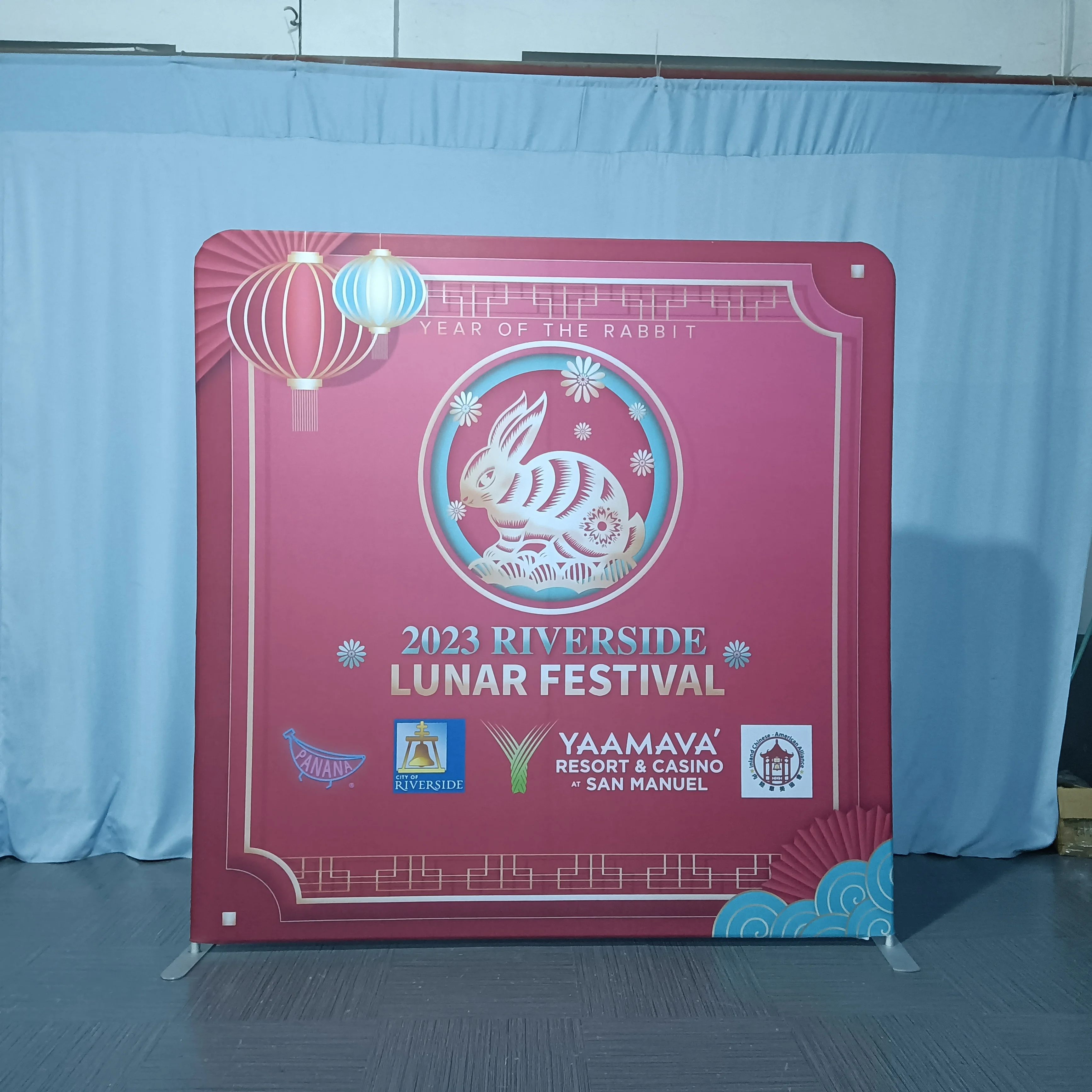 Exhibition Booth Wall Straight Backdrop Banner Stand Tension Fabric ...