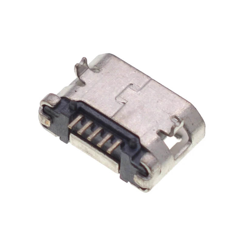 Micro 5p Female B-type Usb Connector 4pin 6.4mm Pitch With Column With ...