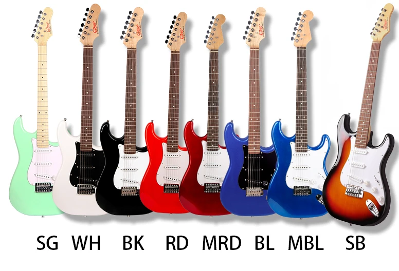Gecko Oem Custom Stringed Musical Instruments Guitarra Electrica St ...