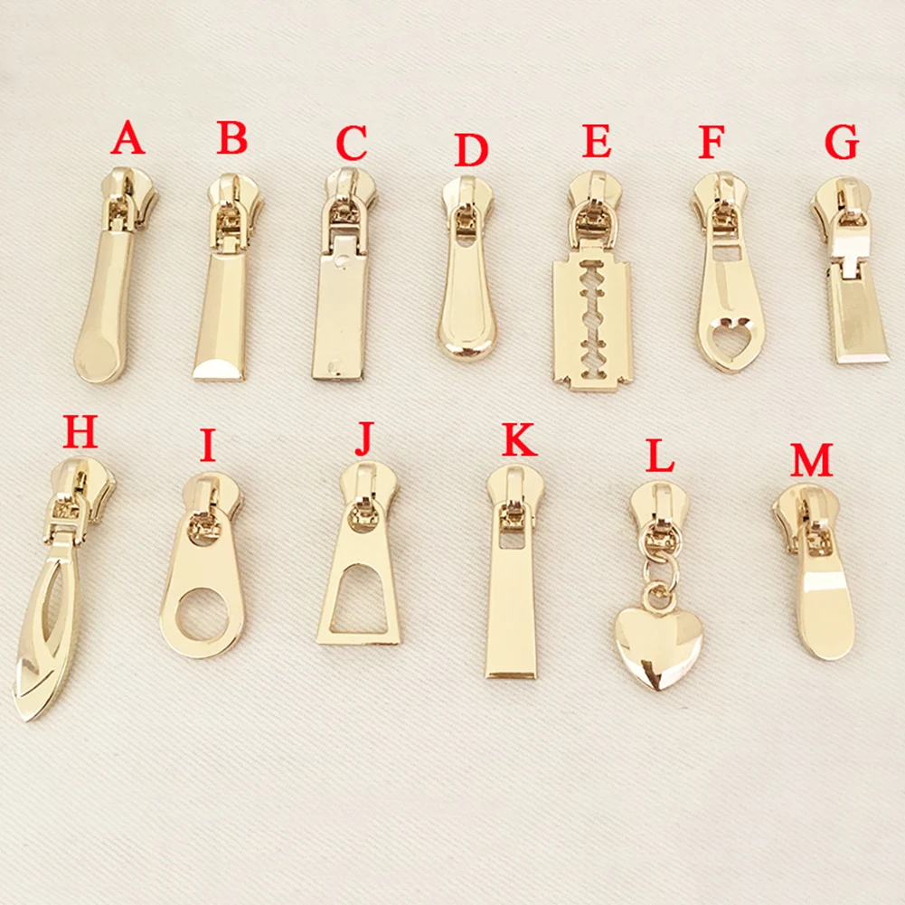 Wholesale Custom Hot Sale High Quality Easy To Install Plating Zipper ...