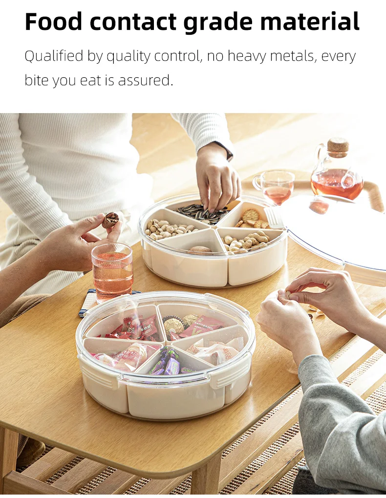 SHIMOYAMA Reusable Divided Snack Tray - Modern & Versatile