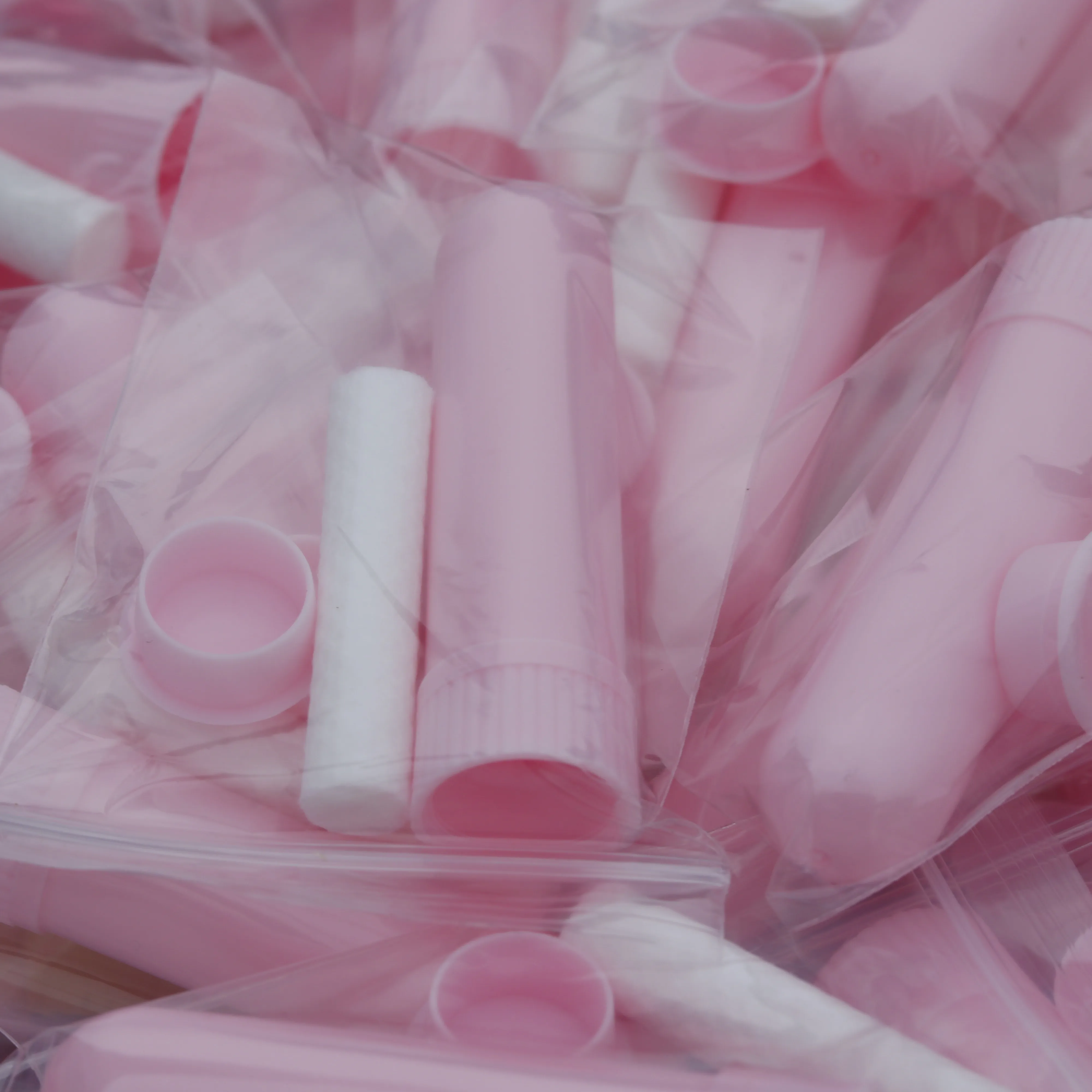Blank Plastic Nasal Inhaler Tube Many Colors For Choice With Cotton ...