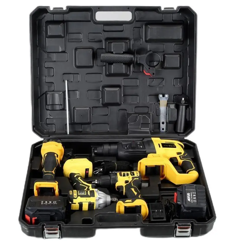 New Lithium Battery Brushless Large Set Multi-function Electric Hammer ...