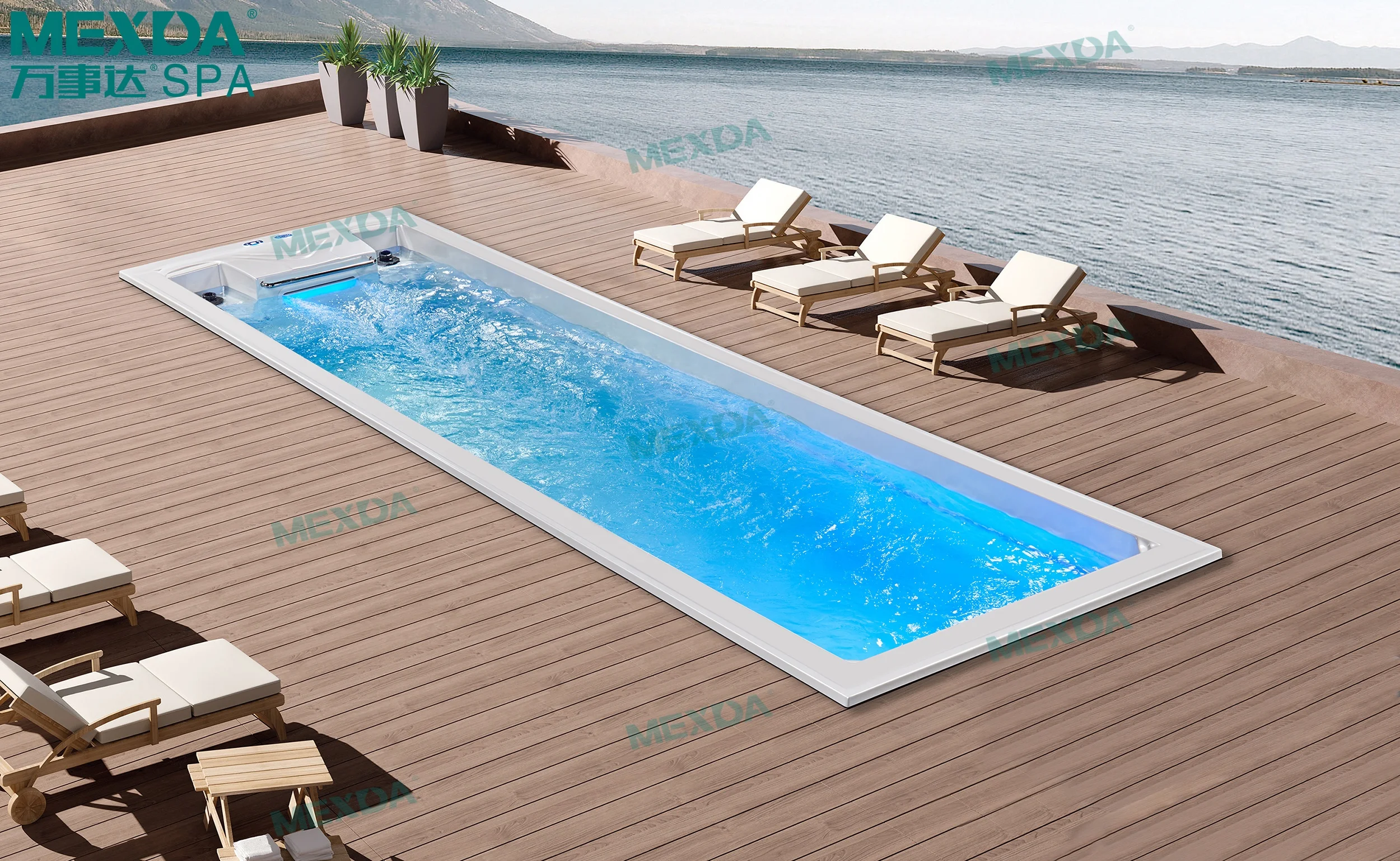 8 Meter Endless Swimming Pool - MEXDA WS-PC08ST