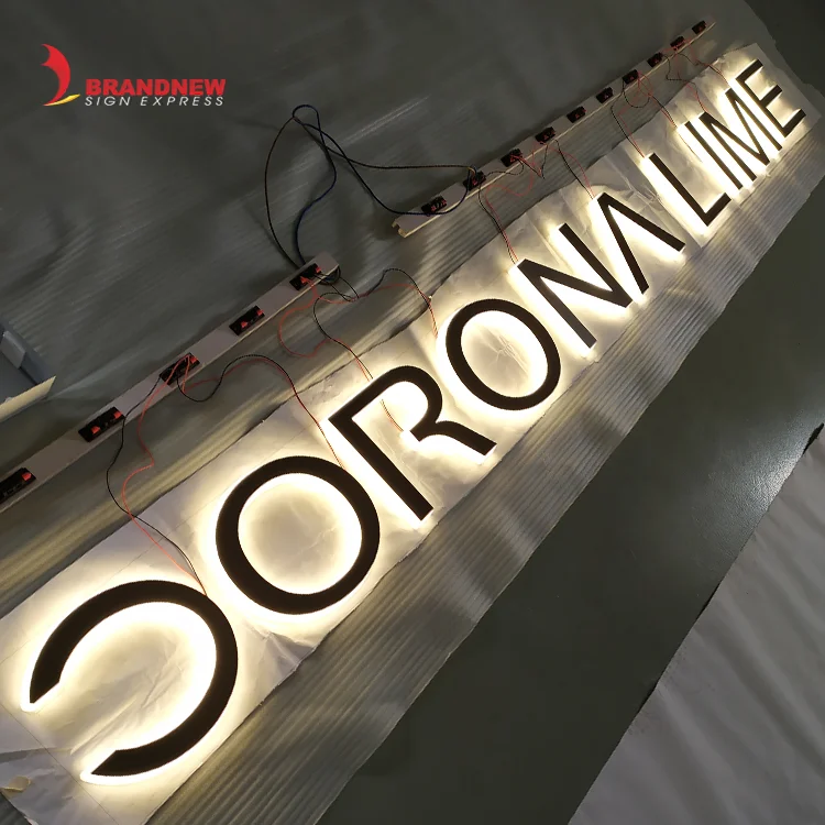 Brandnewsign Manufacturer Custom Led Logo Custom Metal Backlit Letters ...