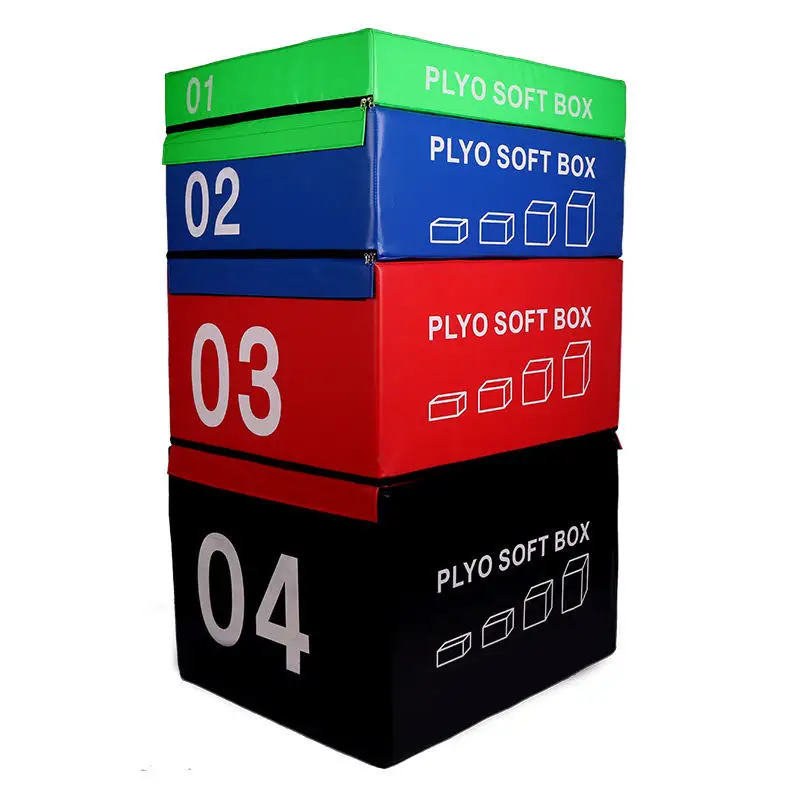 Professional Training Jump Box Fitness Sport Four-level Jump Box With ...