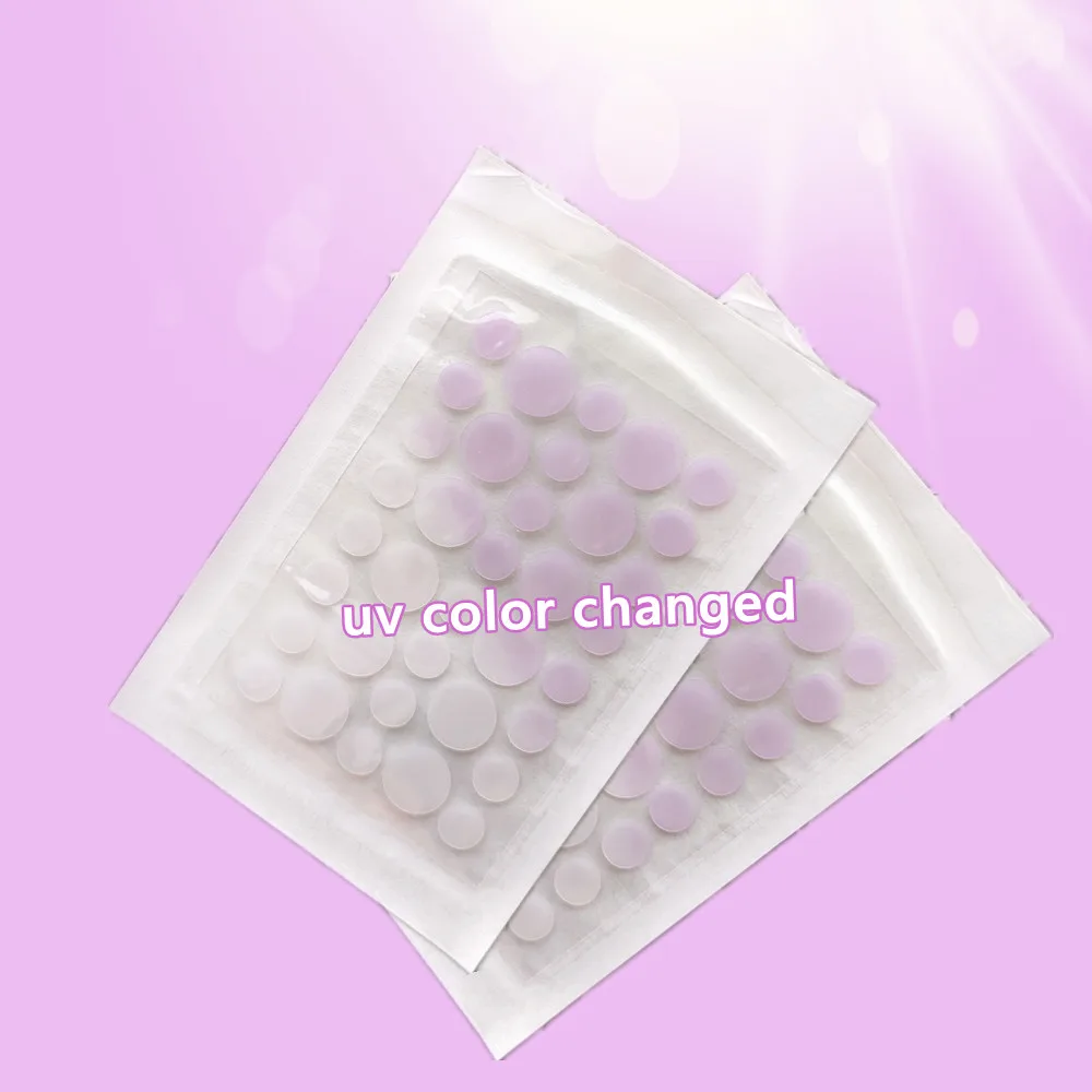 Discoloration Sun Detecting Sticker Protection Clear Stickers Hydrogel ...