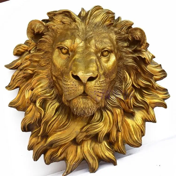 Wholesale Bronze Statue Copper Lion Head Copper Lion Head Ornaments ...