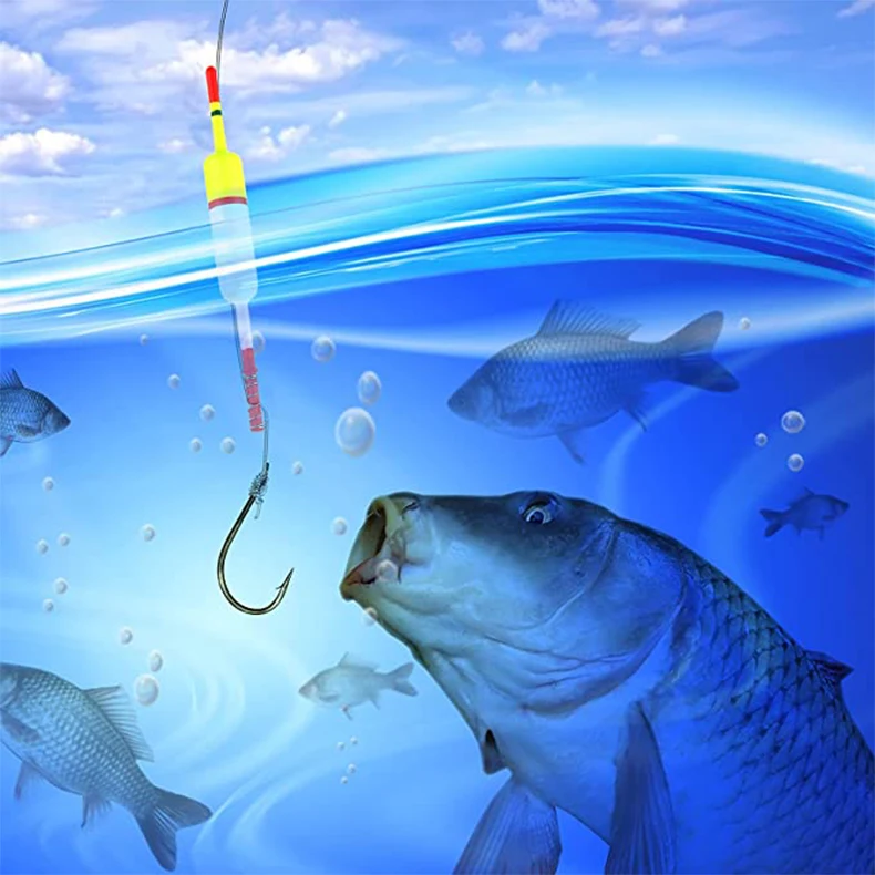 New Spring Float 4g 5g Vertical Fishing Bite Indicator Night Lighted ...