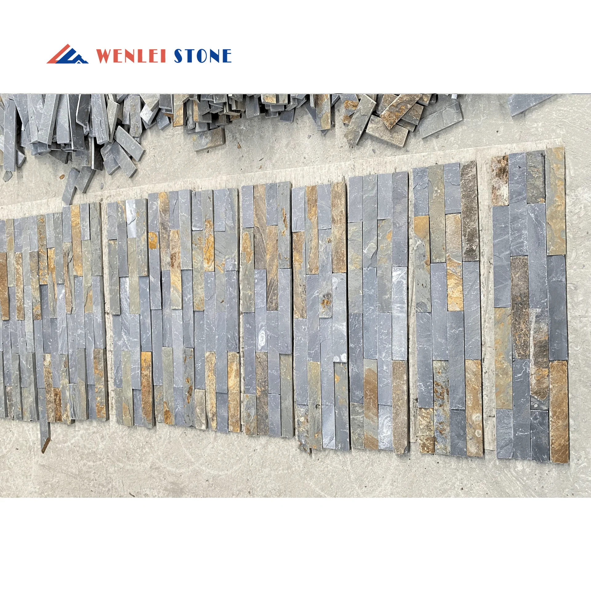 Wall Tiles Exterior Natural Stone Veneer Slate Cultural Stone Wall ...