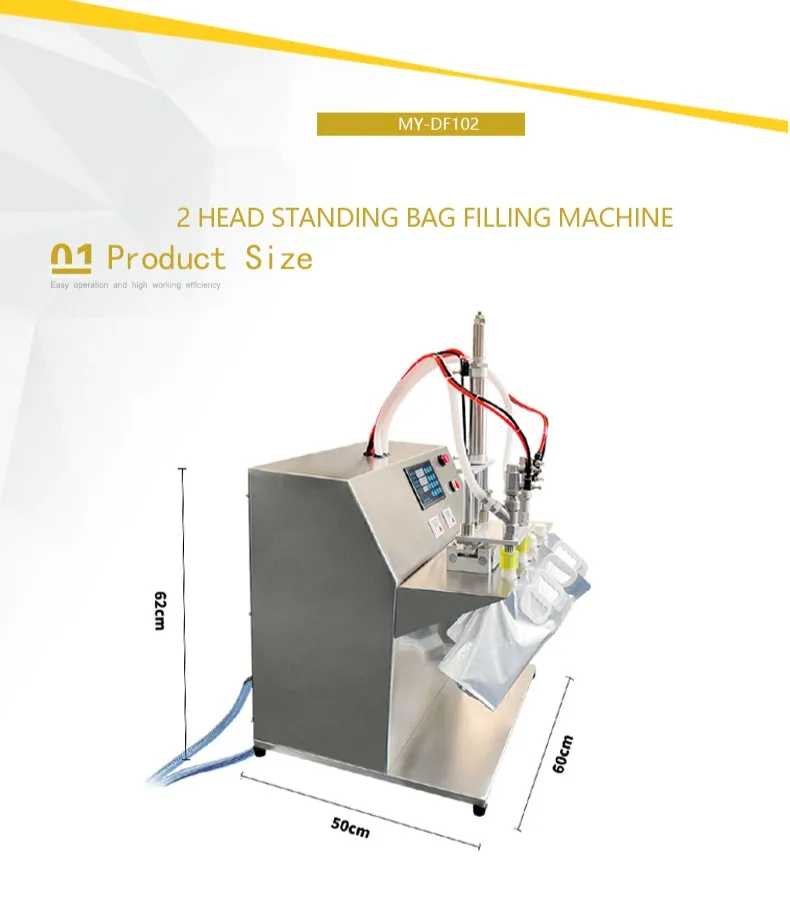 Semi-automatic Liquid Doypack Bags Filling Machine