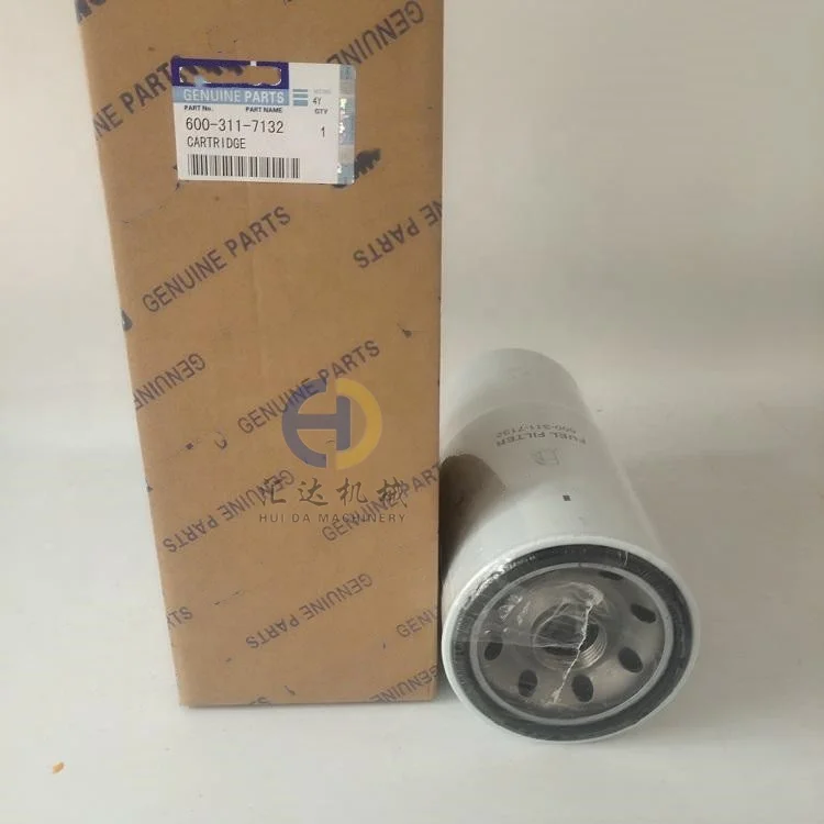 惠达d155筒式燃油滤清器600-311-7132用于小松 - Buy 燃料过滤器600-311-7132,6d140 600-311 ...