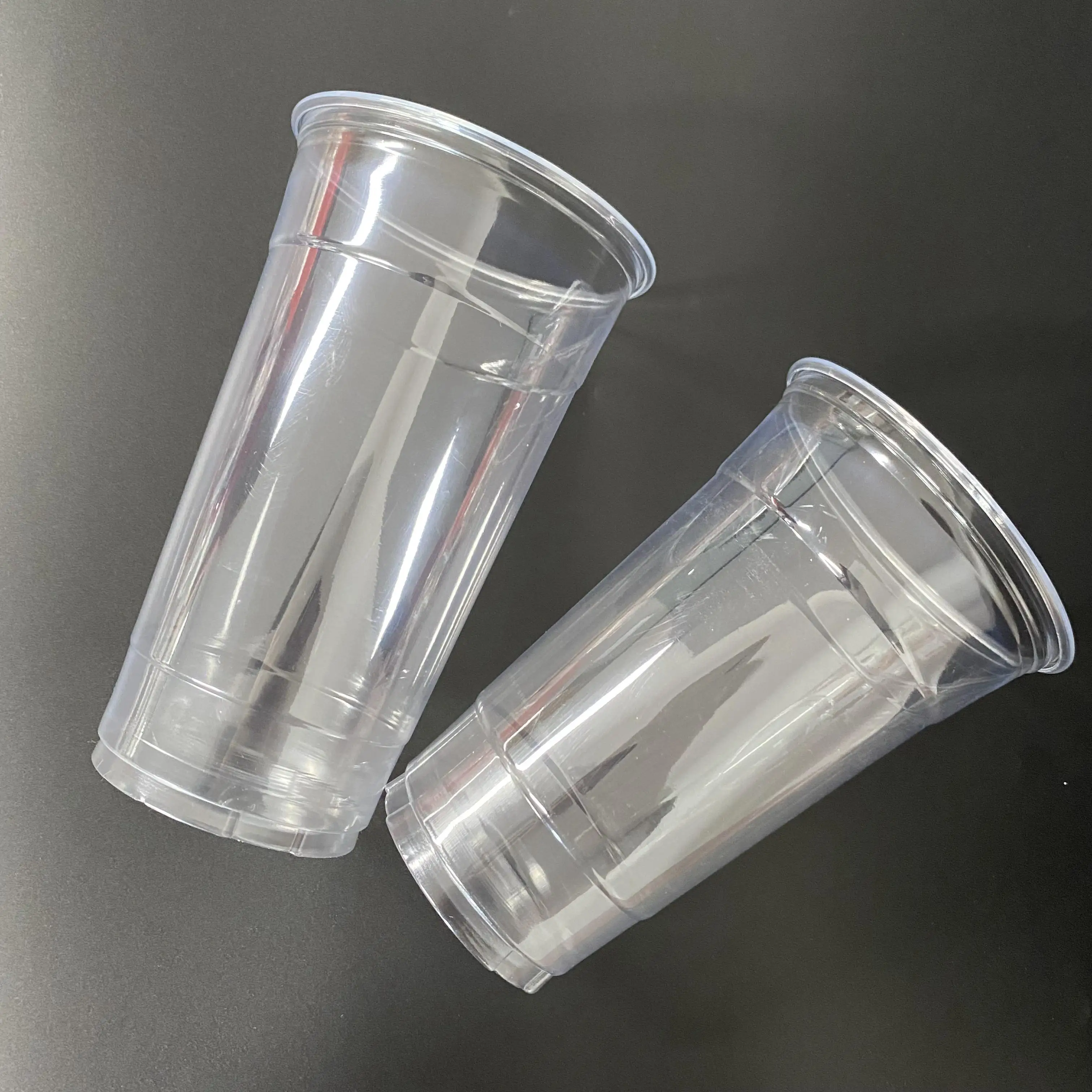 360ml U Shape Plastic Cups - Biodegradable & Customizable