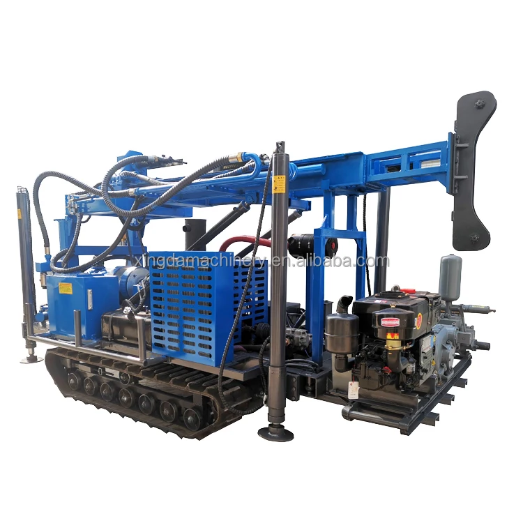 500m Crawler Hydraulic Rotary SPT Test Geotechnical Core Soil Drilling ...