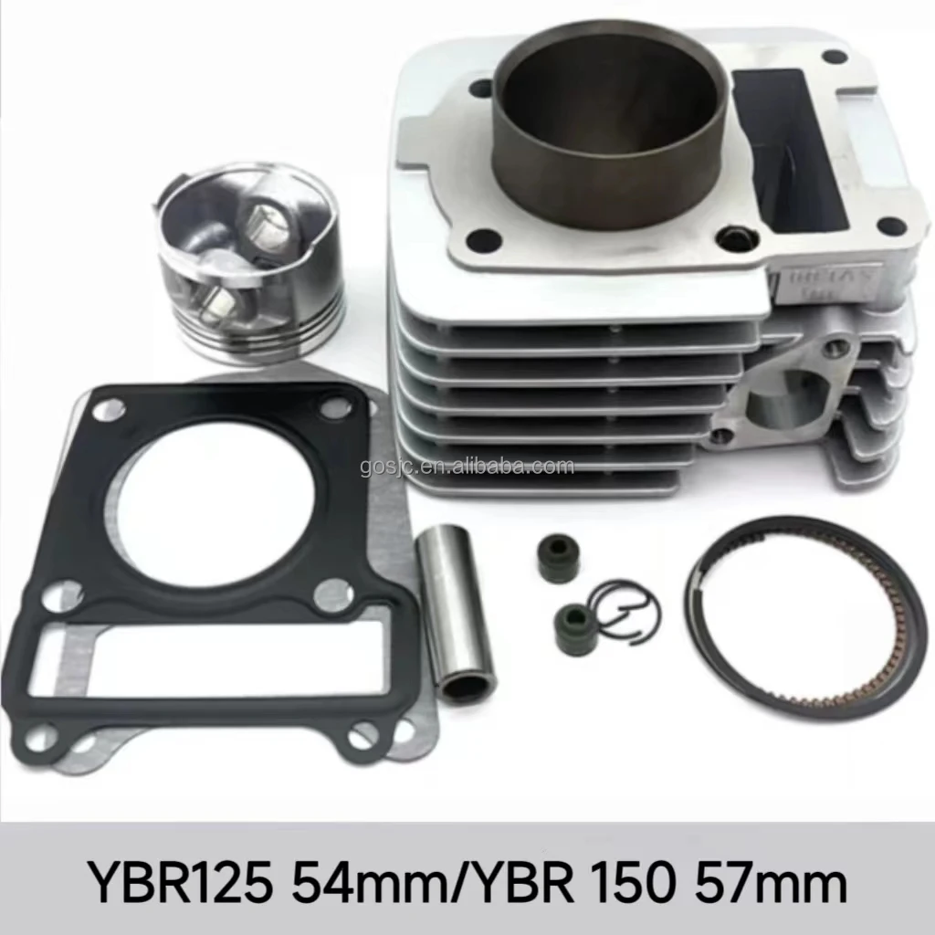 Good Quality YBR125 Motorcycle Engine Spare Parts Complete Cylinder ...