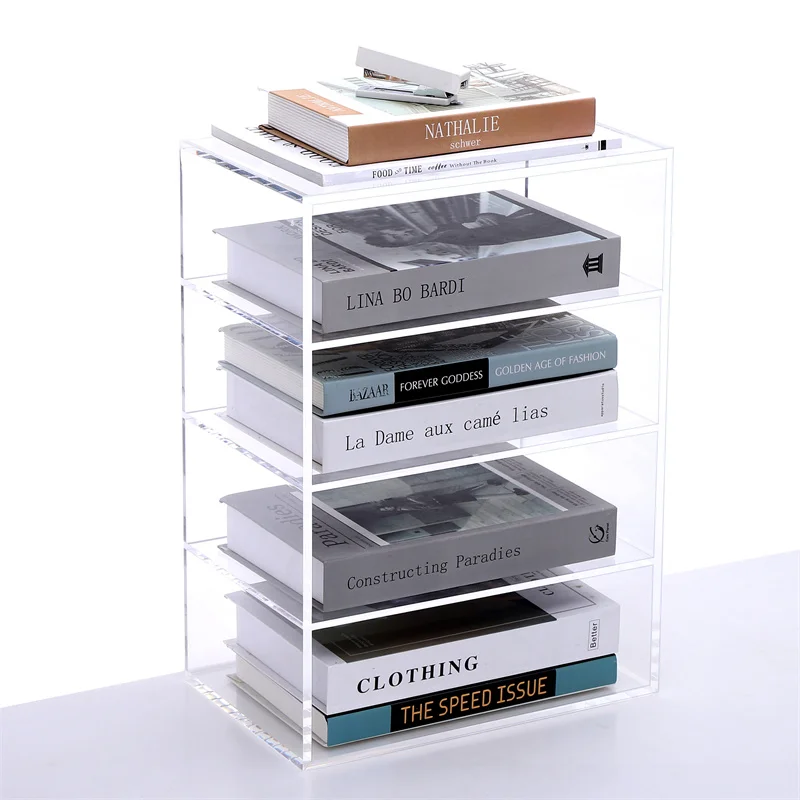 Wholesale Acrylic A4 Office Document Storage Shelf Acrylic Multi ...