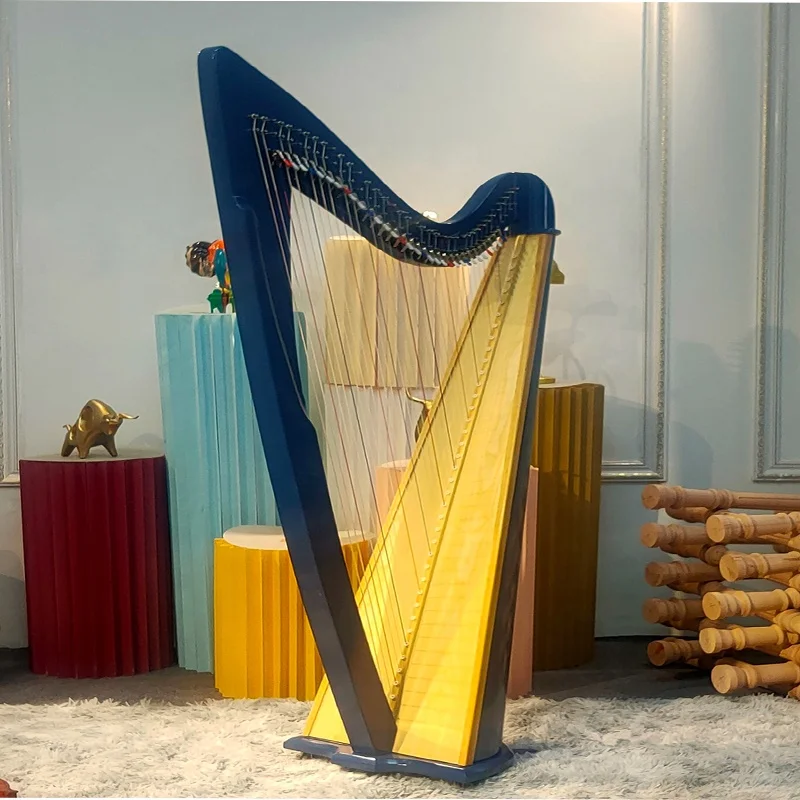 2024 New Lyre Teaching Instrument - 38 String Lever Harp