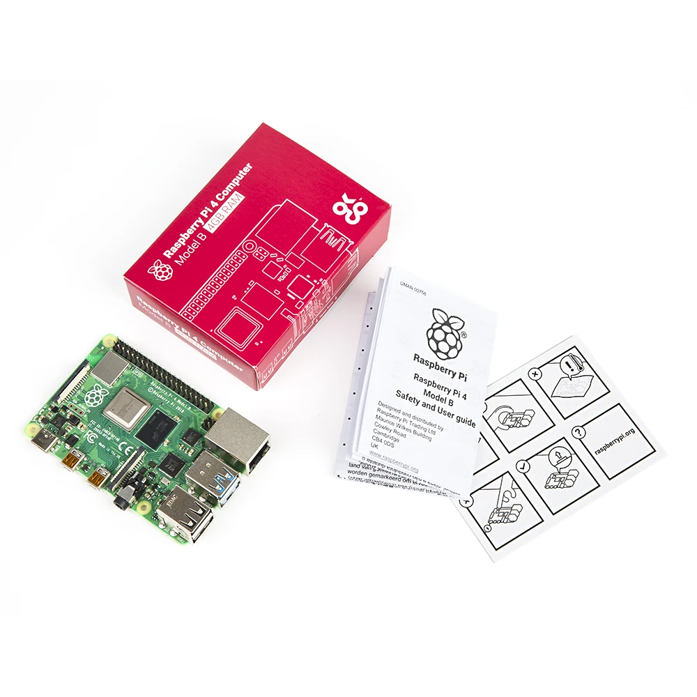 New Original Made In Uk New Raspberry Pi 4 Model B Original 2g/4g/8g ...