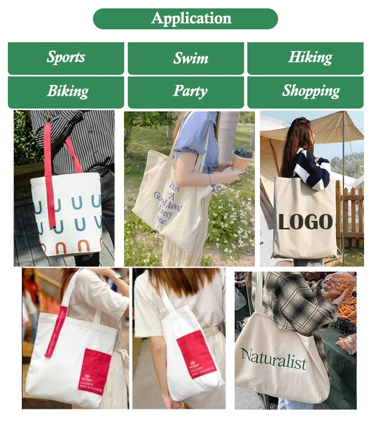 Custom Printed Extra Large Capacity Tote Bag With Logo Heavy-Weight ...