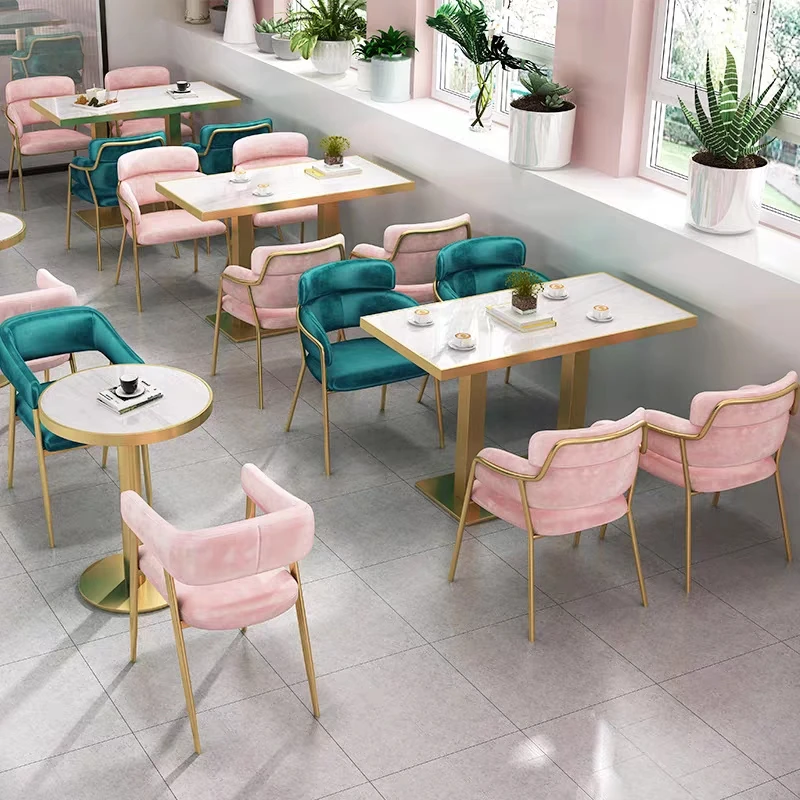 Shop Our Modern Marble Desktop Dining Tables for Restaurants