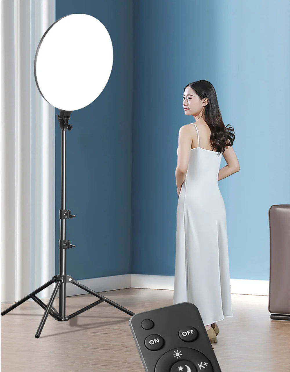 PF-45 Photography Light - 60W Full Screen Circular Fill Light with ...