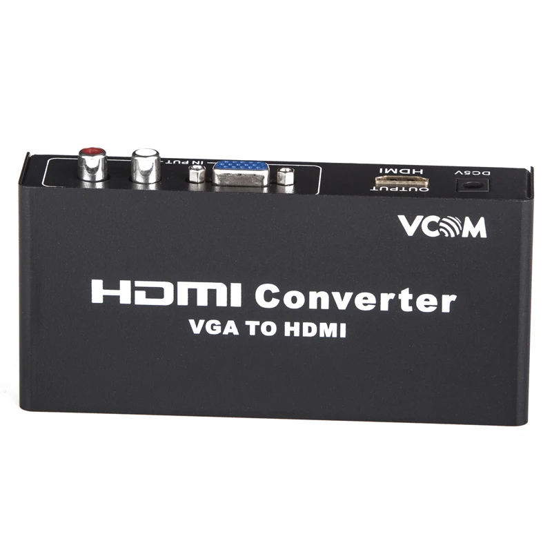 VCOM VGA to HDMI Adapter 1080p Audio and Video Transmission VGA to HDMI ...