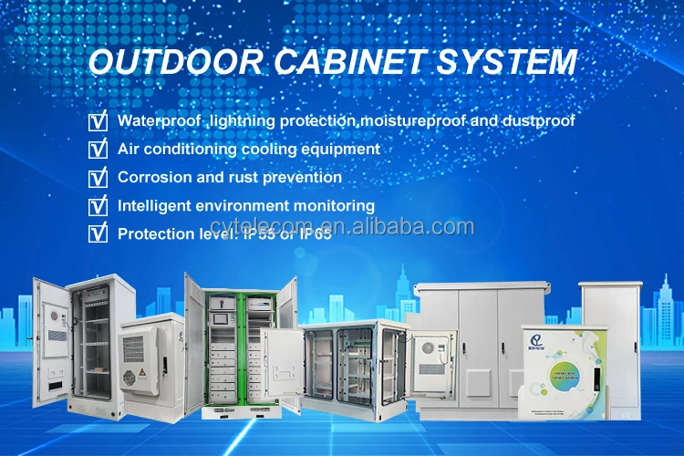 Outdoor Network Cabinet 12U 42U Stainless Steel Server Rack