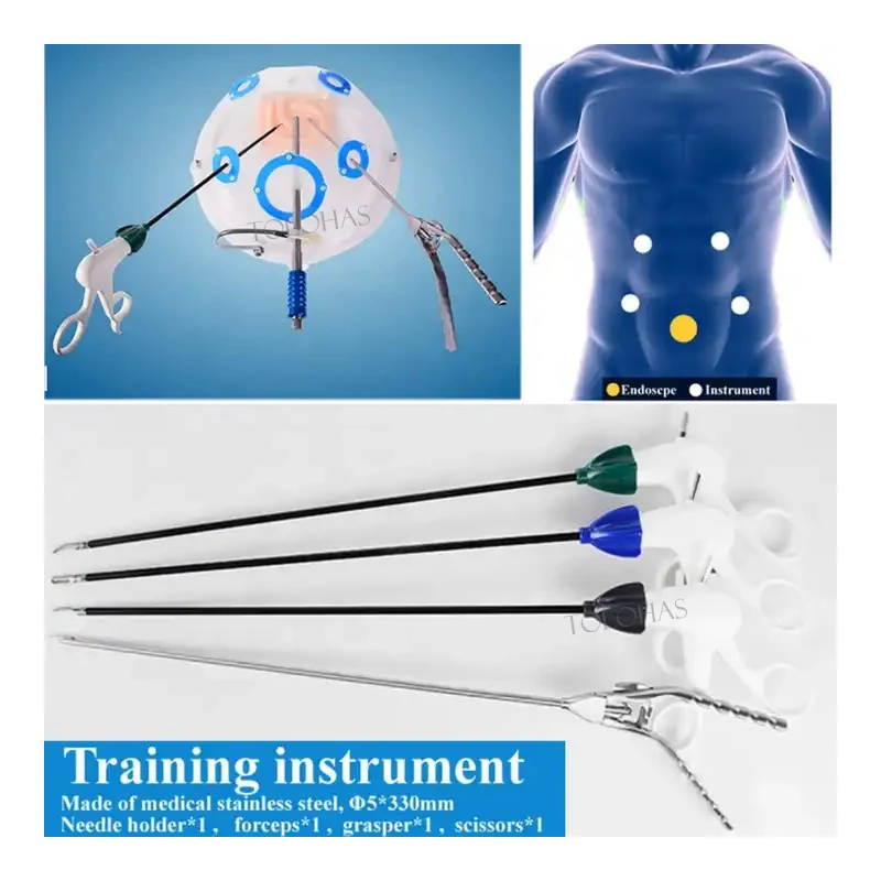 LHPLS1 Medical Science Hemispherical Laparoscopic Simulator Endoscope ...