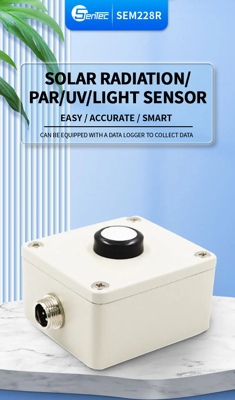 SENTEC RS485 0-5V 4-20mA Output Thermoelectric Pyranometer Solar ...