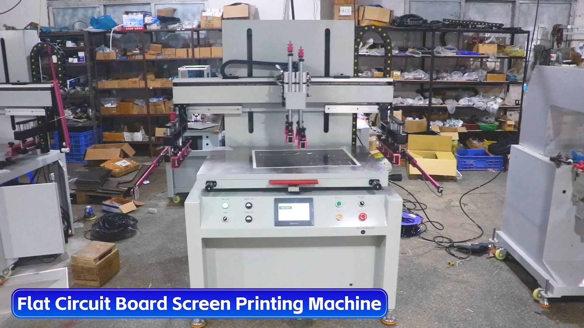 Touch Screen Vacuum Table High Accurate Screen Printing Machine Flat ...