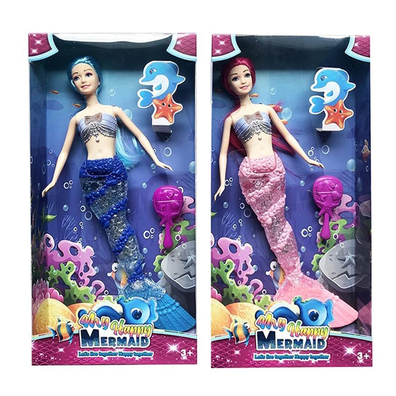 14 Inch Mermaid Fashion Doll Toy For Big Girl With Light Music - Buy ...