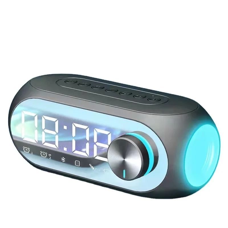 Kingstar Wireless Bluetooth Led Display Clock Portable Radio Speaker ...