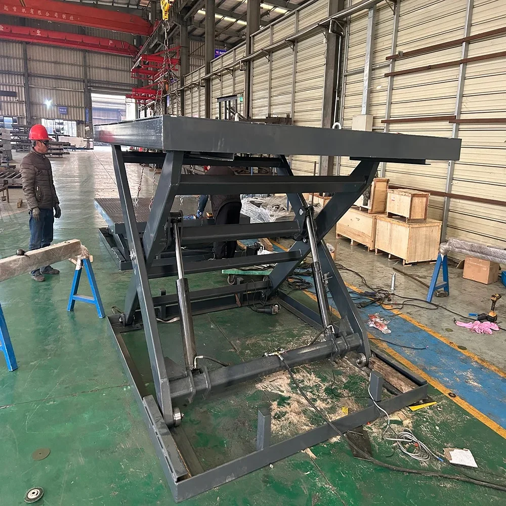 New 8 Ton Hydraulic Platform Scissor Dock Leveler Automatic Electric ...