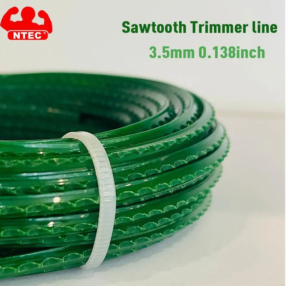 15m Card Head Sawtooth String Trimmer Line Nylon Thread For Brush ...