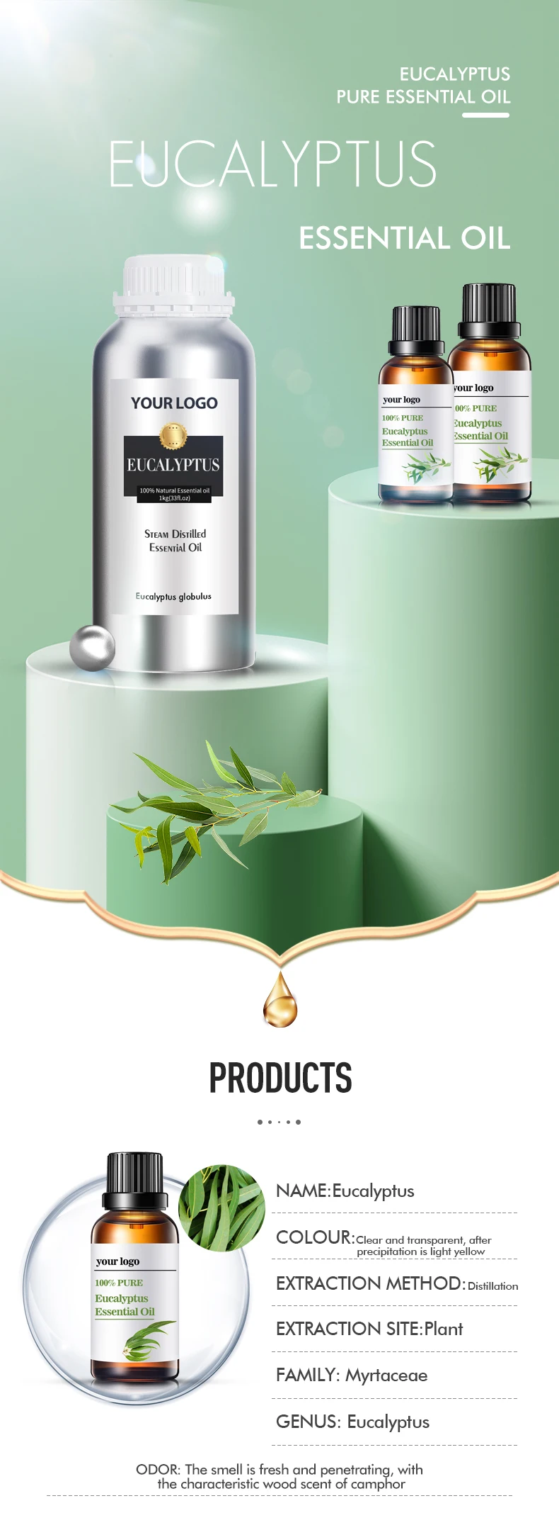 Best Selling Pure Essential Oil Set Diffuser Eucalyptus Oil For Skin ...