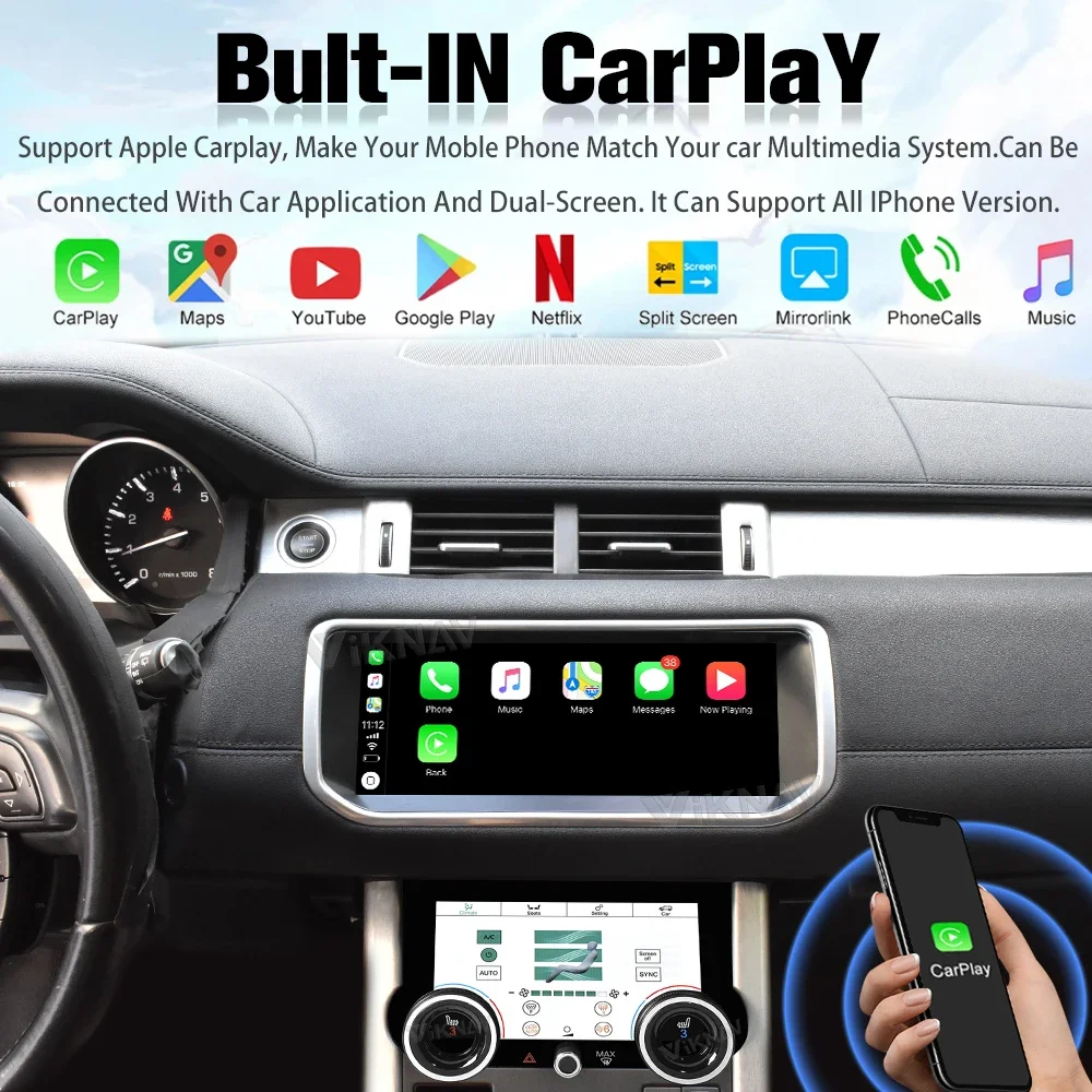 Android 12 Head Unit Dual System for Range Rover Evoque L538 2012-2018 ...
