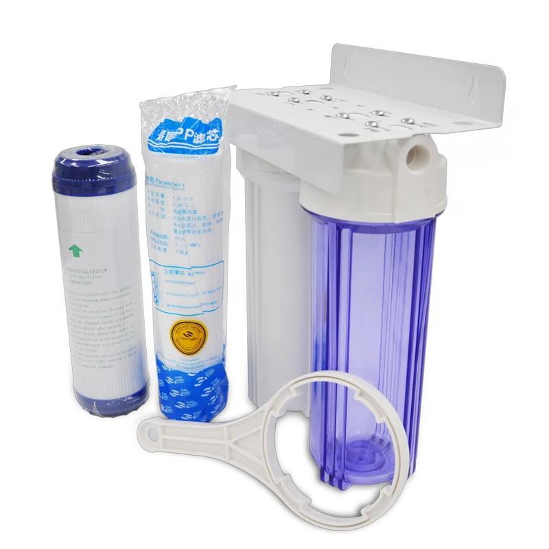 10 Inch Double Stages Water Treatment System Household Water Filtration ...