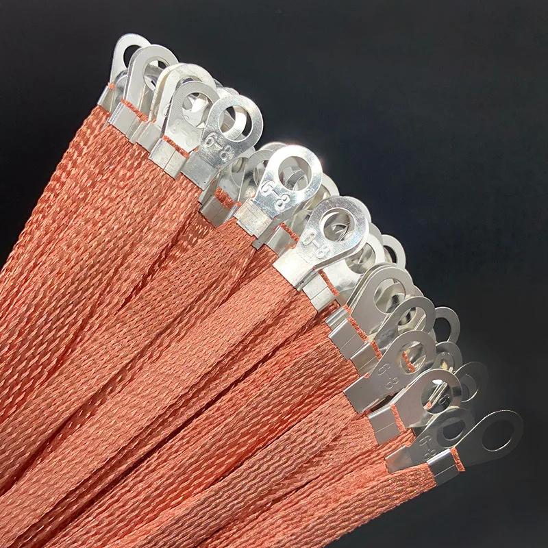 Oem Grounding Cable Braided Red Copper / Tinned Copper Cable Tray ...