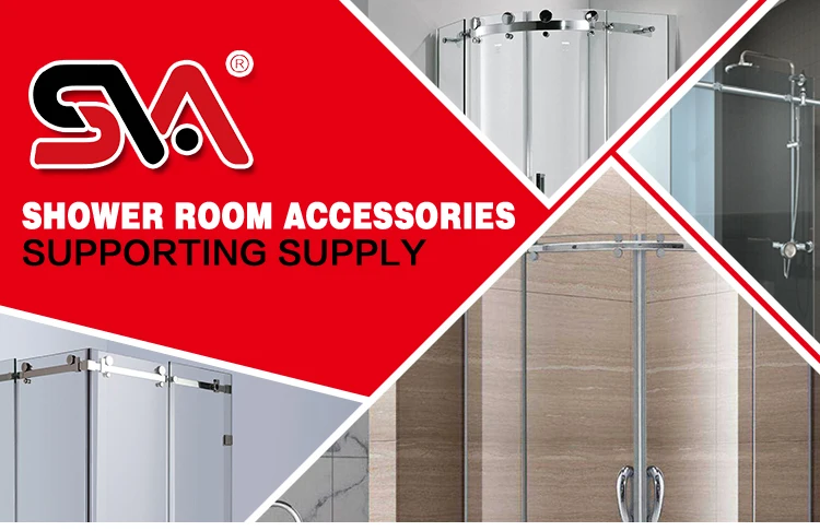 SVA-0009 China Stainless Steel Shower Door Hardware