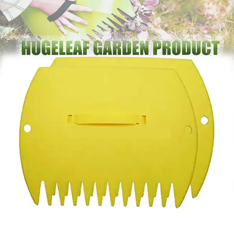 Lightweight Plastic Leaf Scoops for Efficient Garden Cleanup