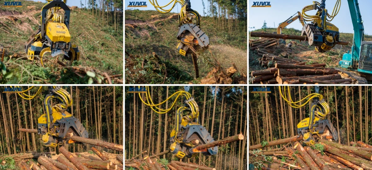 XUVOL Forestry Tree Harvester Automatic Forestry Equipment Cutting ...